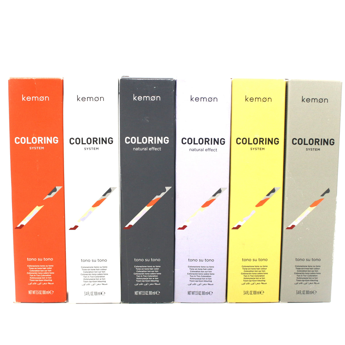 Kemon Coloring System/Natural Effect Tono Su Tono Tone on Tone Haircol ...