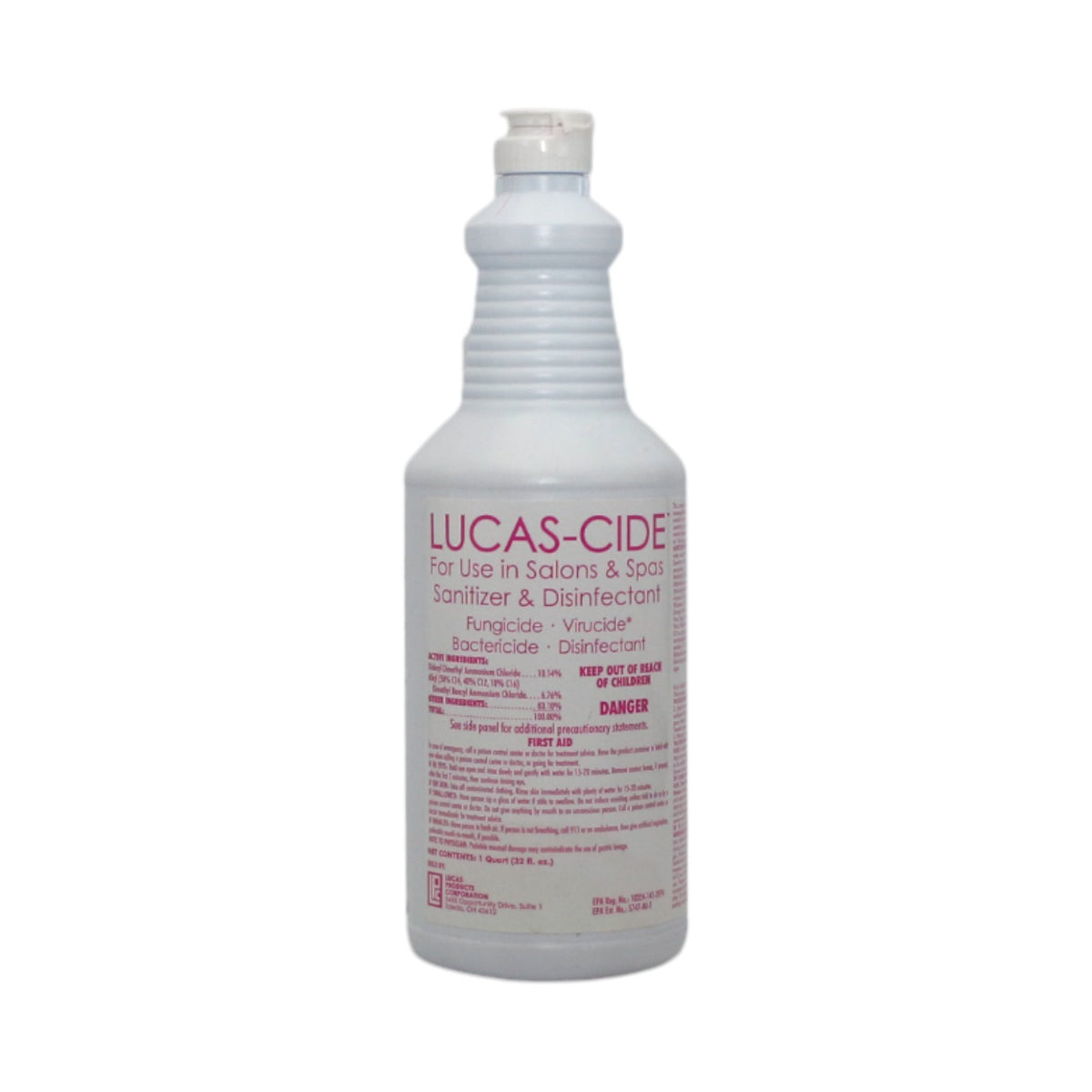Lucas-Cide Sanitizer & Disinfectant 32 oz – Overstock Beauty Supply