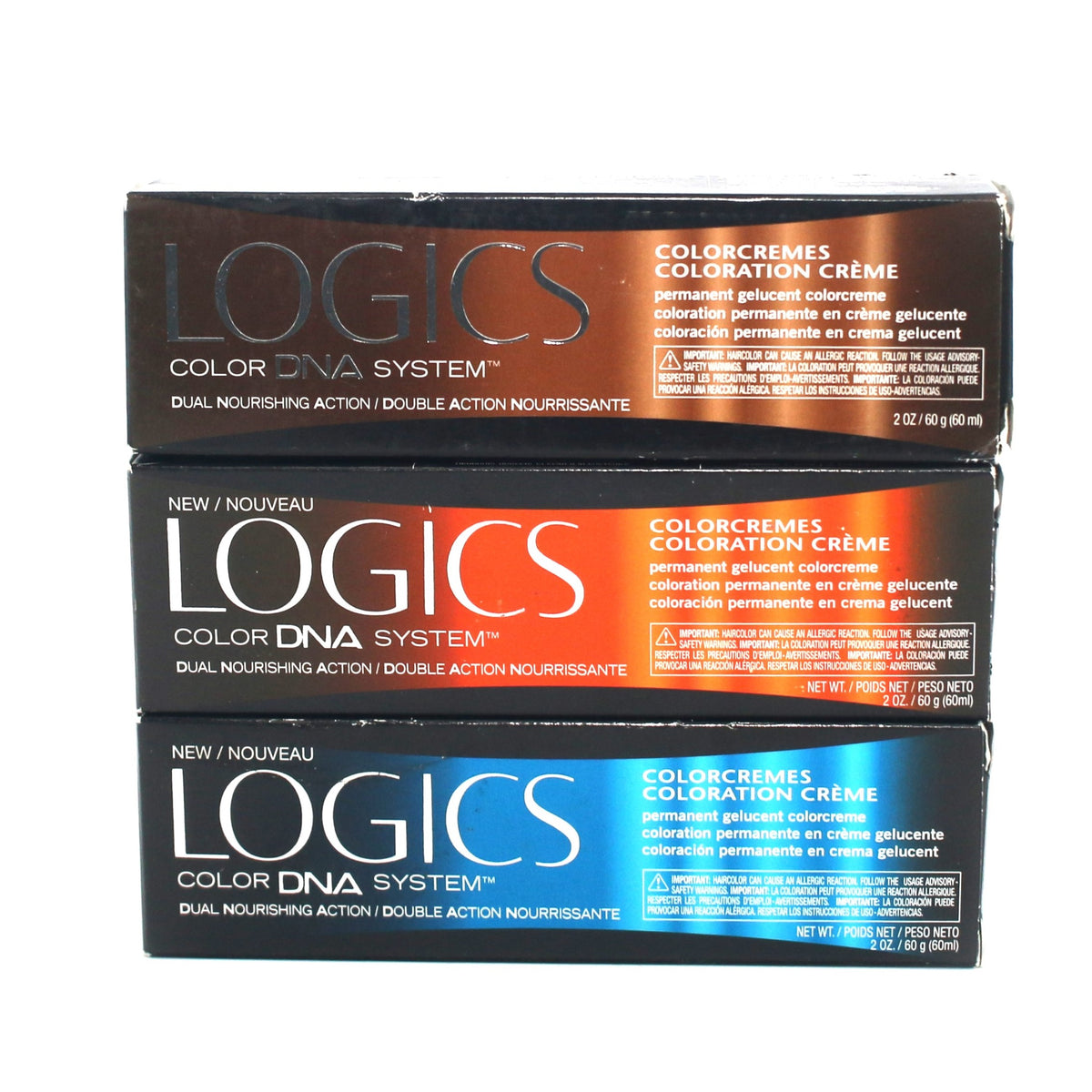 Logics Color DNA Coloration Creme Permanent Gelucent Color 2 oz ...